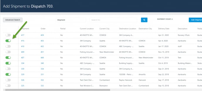 Advanced Orders & Dispatching